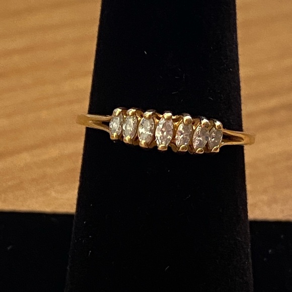 Magic Glo | Jewelry | Marquis Diamond 4 Kt Gold Magic Glo Ring | Poshmark